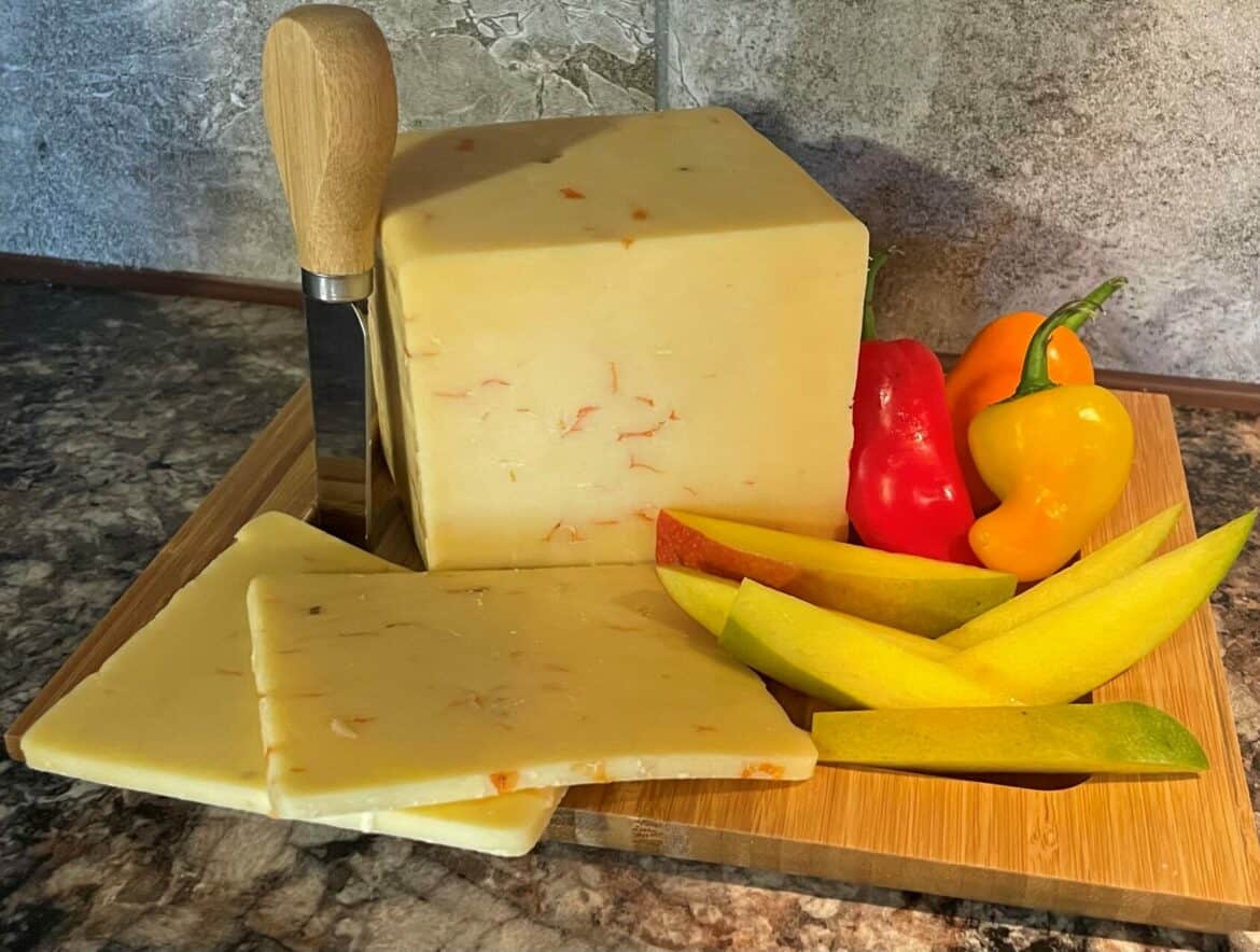 Mango Fire Cheddar Cheese - Shislers Cheese House